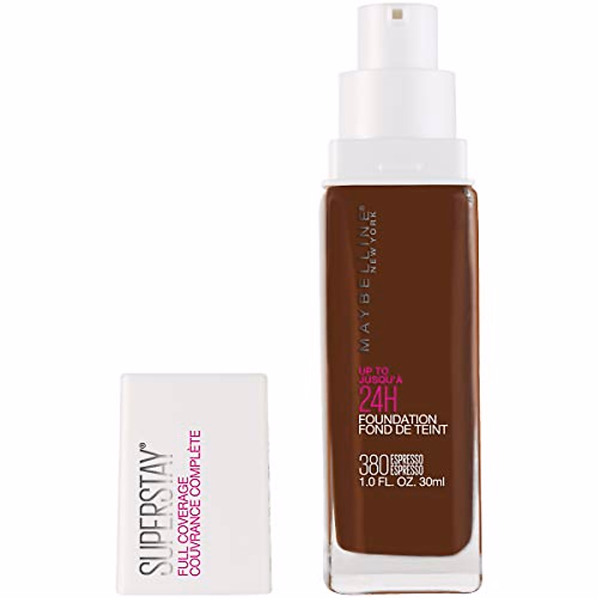 Maybelline New York Super Stay Full Coverage Liquid Foundation Makeup, Espresso, 1 Fl Oz