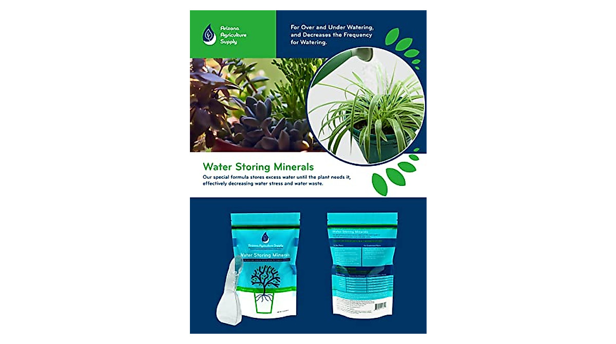 Water Storing Crystals: Fix Plant Over & Underwatering