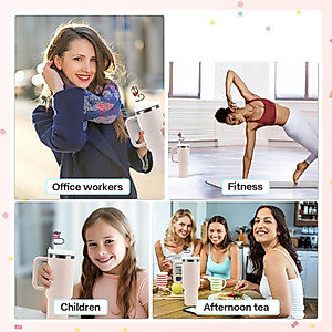 Cuiting 10PCS Taylor Straw Cover Cap for Stanley 10mm Straw Toppers for 30&40 Oz Tumbler Cup Accessories