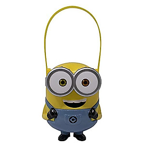 Despicable Me Minion-Character Bucket-Children's Halloween Trick or Treat Candy and Storage Pail, Multicolor, DS00367