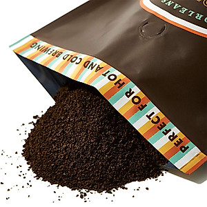 GRADY’S Cold Brew Coffee | Coarse Ground Coffee - Medium Dark Roast | New Orleans Style Coffee Perfect for Hot or Cold Brew Coffee | 1 LB Coarse Grounds