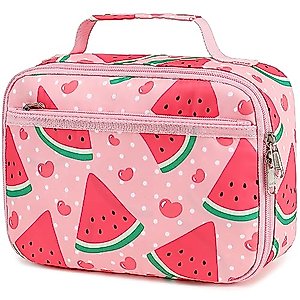 LOIDOU Lunch Box Kids Girls Insulated Lunch Bag Thermal Meal Tote Reusable Lunch Pail Bags for School Travel