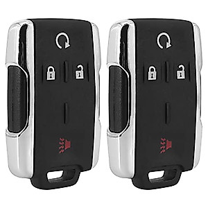 Key Fob Replacement for Chevrolet Silverado 1500 2500 3500, GMC Sierra 1500 2500 3500, Colorado GMC Canyon 2015-2020, Keyless Entry Remote Start FCC ID: M3N32337100(2 Packs)