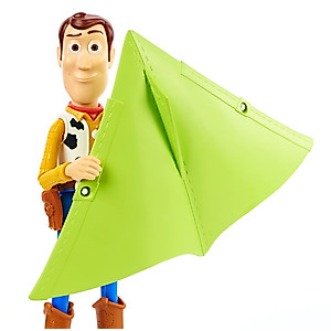 Toy Story 4 25th Anniversary Woody Figure in True to Movie Scale with Guitar, Lasso, Kite for Creative Play, Highly Posable, Collectible Adult and Kids Birthday Gift Ages 3 and Up
