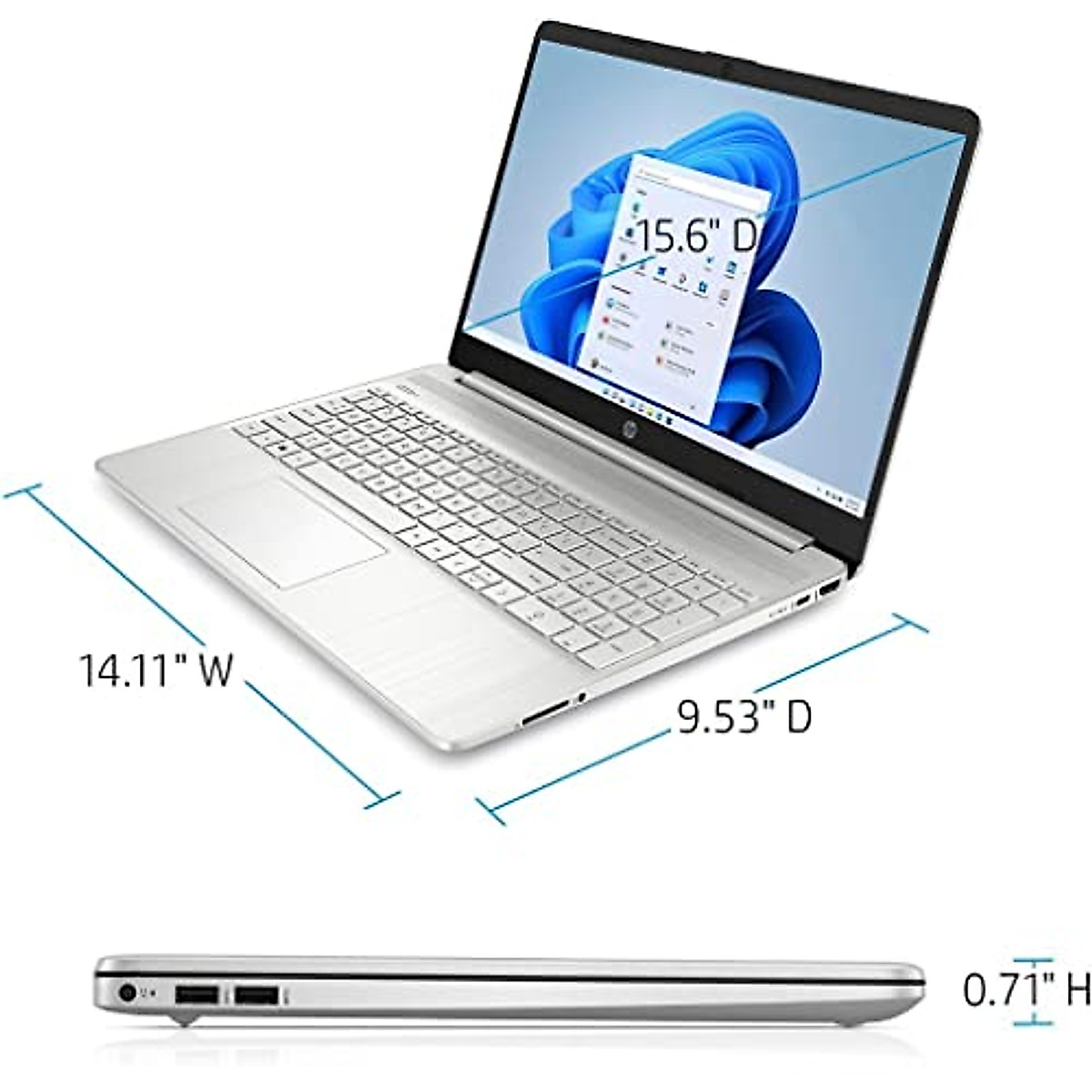 HP 15.6" Touchscreen Newest Flagship HD Laptop, Intel i3-1115G4 up to 4.1GHz (Beat i5-1035G4), 16GB RAM, 1TB NVMe SSD, Fast Charge, Numpad, Bluetooth, Wi-Fi, HDMI, Win 11 Home S,w/GM Accessories