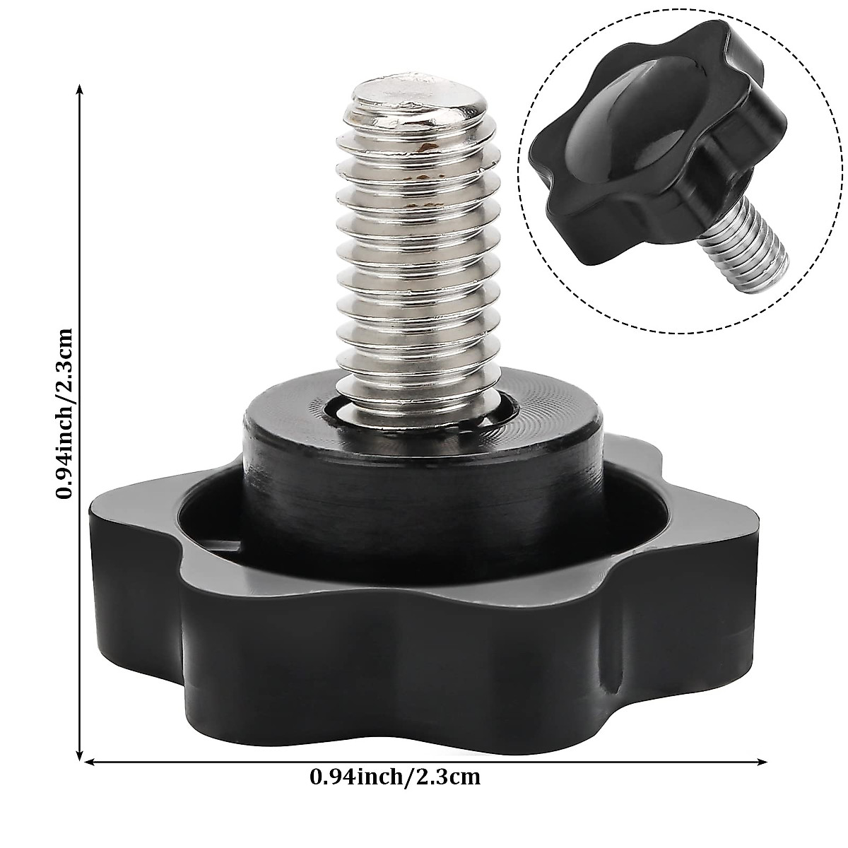Boyistar Blackstone Stand Screws Replacement for Blackstone 17" & 22" Griddle Stand, Adjustable Height with Storage Mesh Bag, Set of 6