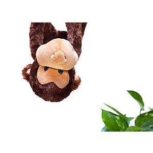 24-Inch Hanging Monkey Stuffed Animal – Monkey Toy With Specially Designed Ultra Soft Plush Feel For Kids - Hands And Feet Connect Together - Bring These Popular Monkeys Home To Boys & Girls Ages 3+