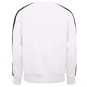 Kappa Lasse Sweatshirt 312008-11-0601, Mens, Bright White, M