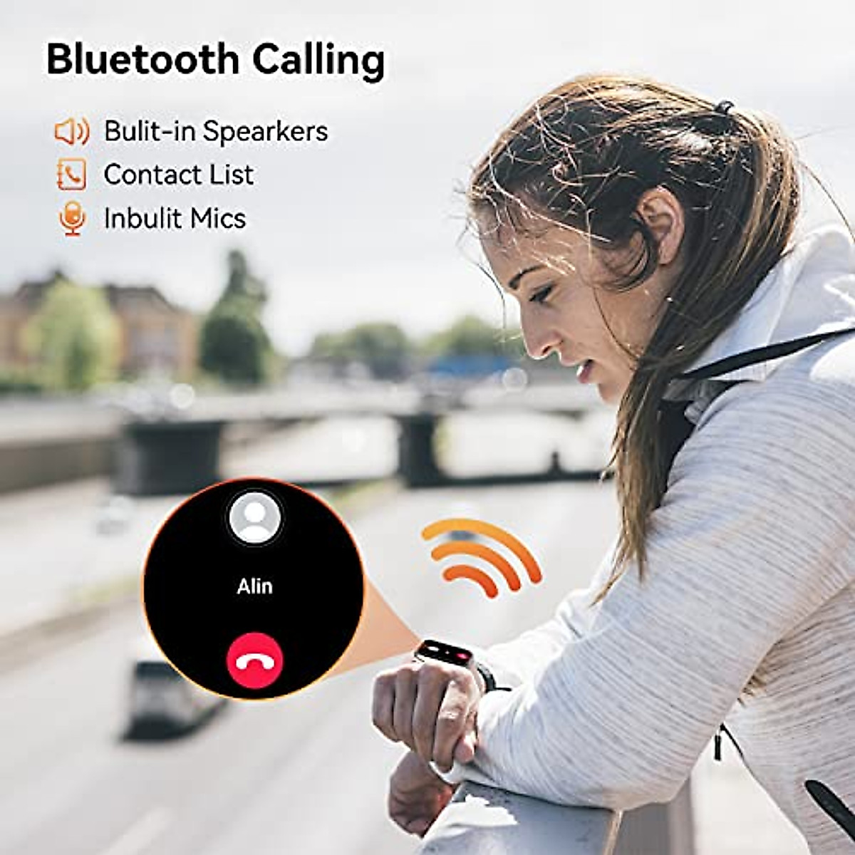 TaiSounds 2023 Upgrade Smart Watch (Answer/Make Call),1.95'' Display Smartwatch,Fitness Tracker with Multi Sport Modes,IP68 ,Step Calorie Counter,Sleep/Heart Rate Monitoring Watches,Rose Gold