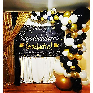 Black Balloons 5 inch 50pcs Latex Party Balloons Graduation Helium Balloons Black Birthday Balloon