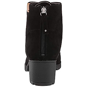 Dr. Scholl's Shoes Women's Laurence Ankle Boot, Black Microfiber, 6