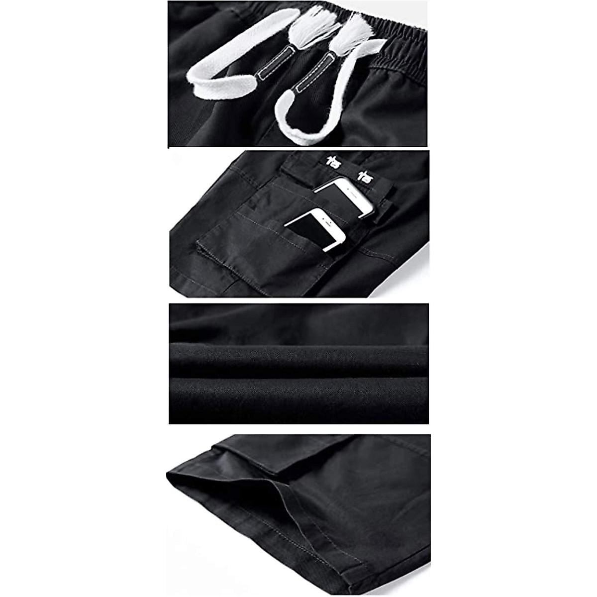 XinYangNi Plus Size Bermuda Shorts for Women Cotton Cargo Shorts Relaxed Fit Casual Summer Shorts Multi-Pocket Khaki US 12-14