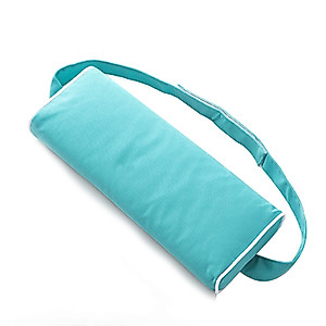 Enipate Outdoor Chaise Lounge Head Pillow, Pack of 2 Water Resistant Headrest Pillows with Elastic Band for Pool Patio Chairs