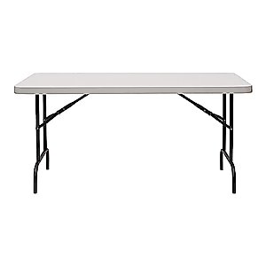 Iceberg - 65513 30" x 60" Folding Table, Platinum, IndestrucTable TOO 500 Series (MADE IN USA)