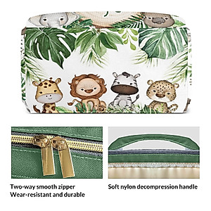 Anneunique Personalized Cute Animal Palm Diaper Bag Shoulder Backpacks with Name Nursing Bags for Boys Girls