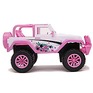 JADA Toys - Girlmazing 1:16 Scale RC Jeep, Exclusive Star Deco Small