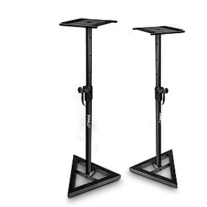 Pyle Sonos Speaker Stand Pair of Sound - Play 1 and 3 Holder & Sound Dampening Speaker Riser Foam - Audio Acoustic Noise Isolation Platform Pads Recoil Stabilizer PSI03 (9 x 12 x 2 Inch, Pair)