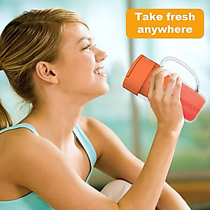 Portable Blender, 10 oz Mini Personal Blender for Smoothies, Fruits, and Veggies with Rechargeable USB, Easy to Clean suitable for Traveling or Camping