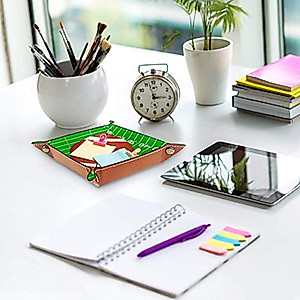 LORVIES Football Filed Storage Box Cube Basket Bins Containers for Office Home