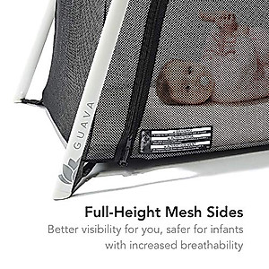 Lotus Travel Crib - Backpack Portable, Lightweight, Easy to Pack Play-Yard with Comfortable Mattress - Certified Baby Safe