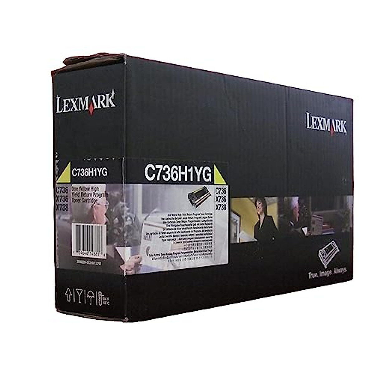 Lexmark C736H1YG C736 X736 X738 X746 XS736 Toner Cartridge (Yellow) in Retail Packaging