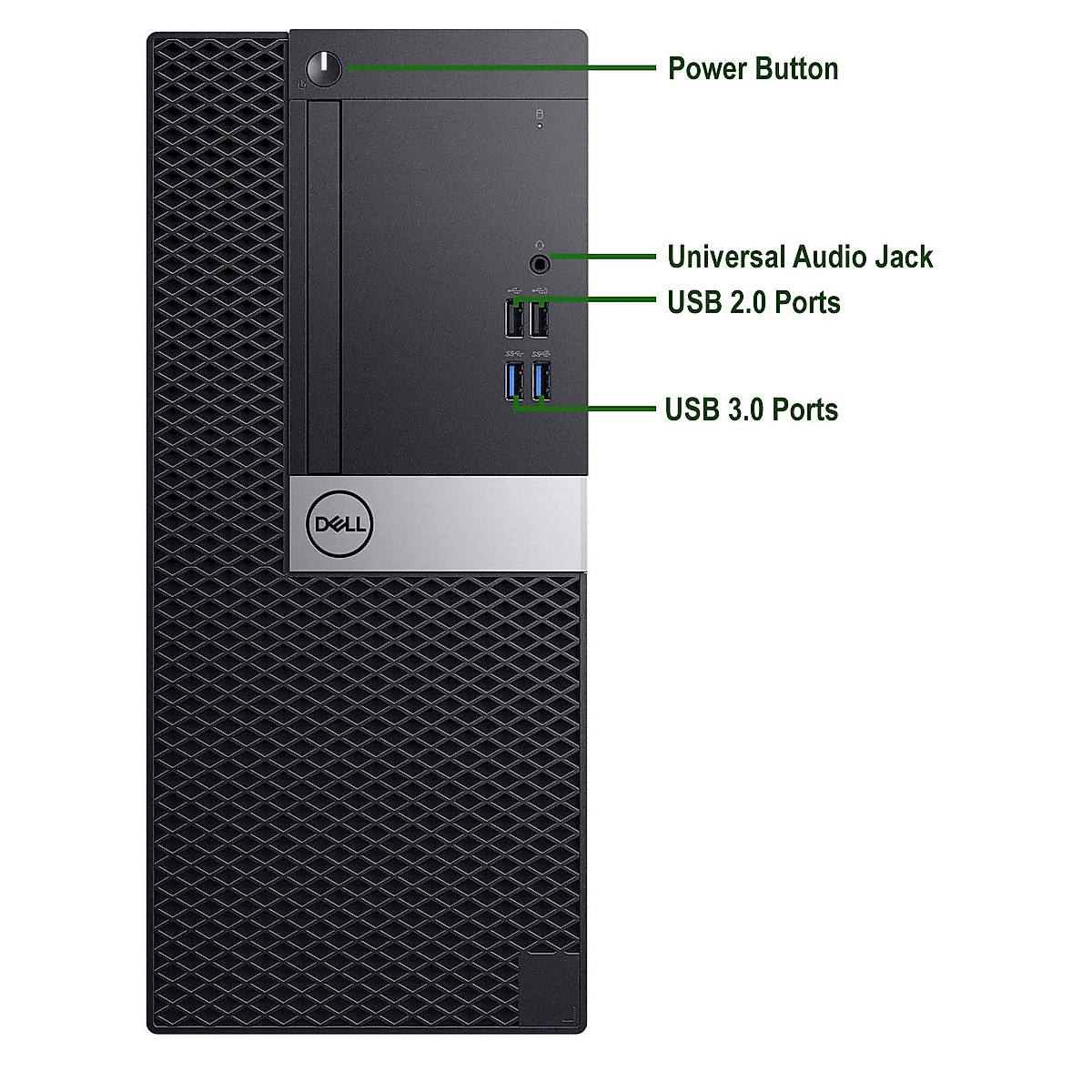 Dell OptiPlex Tower Desktop Computer PC, Intel Core i5 6500, 3.2GHz Processor, 16GB Ram, 512GB M.2 SSD, WiFi & Bluetooth, FHD 24 Monitor, Wireless Keyboard and Mouse, Windows 10 Pro (Renewed)