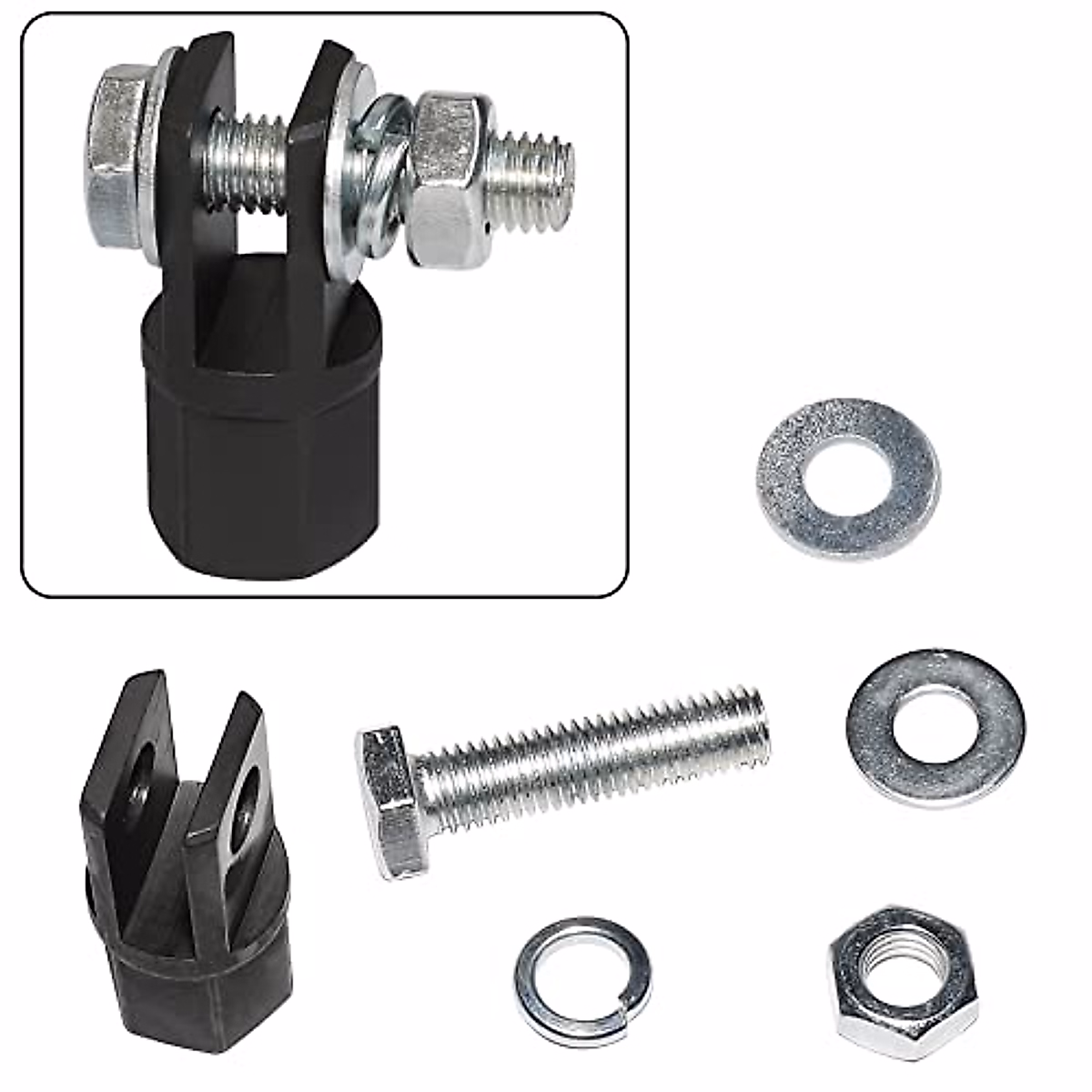 Scissor Jack Adapter with Impact Drill for 1/2 Inches Drive Impact Wrench 13/16 Inches Lug Wrench Easy Raising and Lowering Jack