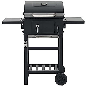 NA Charcoal Bottom Barbecue Grill Charcoal Barbecue Grill Outdoor Picnic Terrace Cooking Party