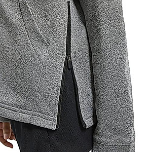 Nike Youth 8-18 Kids Therma Elite Pullover Hoodie (X-Large, Black/Carbon Heather/White)