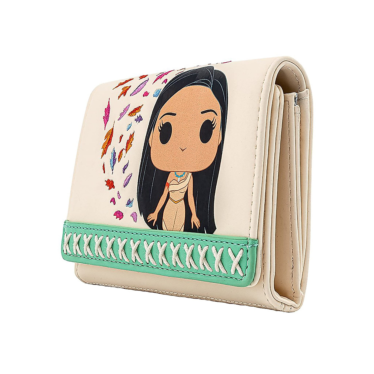 Loungefly X Disney Pocahontas POP! Trifold Wallet - Cute Wallets - Fashion Accessories