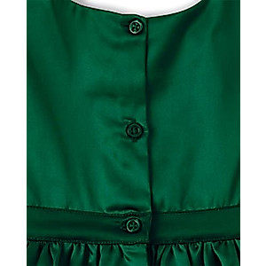 Gymboree Baby Girls and Toddler Sleeveless Dressy Special Occasion, Forest Green, 4T US