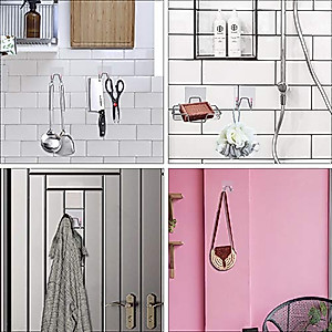 CGBE Soap Holder, Adhesive Soap Dish for Shower with 2 Packs Hooks, Wall Mounted Stainless Steel Bar Soap Holder Metal Soap Tray for Bathroom and Kitchen