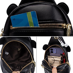 Peicees Small Crossbody BagS for Women Leather Cell Phone Purse Fanny Packs Fashion Chest Bag For Travel