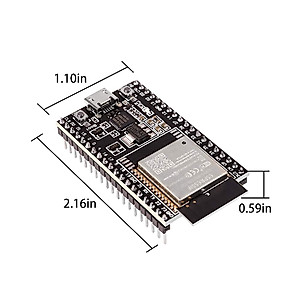 ACEIRMC 4pcs ESP32-DevKitC core Board ESP32 Development Board ESP32-WROOM-32D WiFi Bluetooth Development Board for Arduino IDE (ESP32-DevKitC)