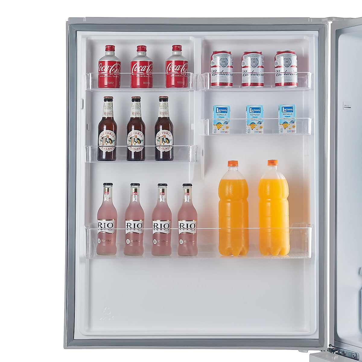 Forno 31" Milano Espresso Refrigerator with Bottom Freezer - 17.2 cu. ft Counter Depth Refrigerator with Touch Control & LED - Stainless Steel Fridge with Adjustable Door Bins and Crisper Drawer