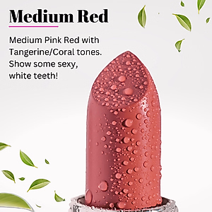 Fifth & Skin BOTANICAL Lipstick (POMEGRANATE) | Vegan | Natural | Organic | Certified Cruelty Free | Paraben Free | Petroleum Free | Healthy | Moisturizing | Vibrant Color that's Good for your Lips!