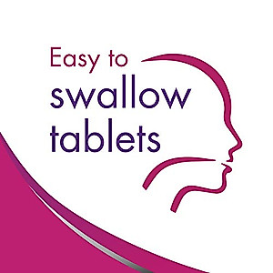 Slow Fe 45mg Iron Supplement for Iron Deficiency, Slow Release, High Potency, Easy to Swallow Tablets - 60 Count