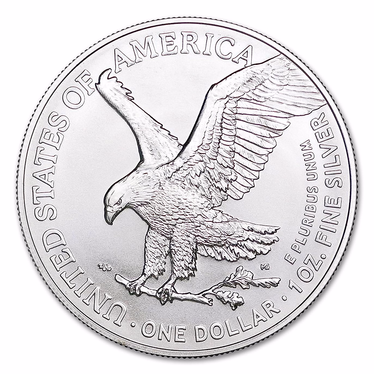 2024 - Lot of (5) 1 oz American Silver Eagle Coins Brilliant Uncirculated with Certificates of Authenticity $1 Seller BU