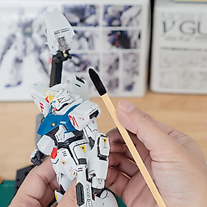 50 Pack Sanding Sticks 280 Grit Matchsticks Sanding Twigs Fine Detailing Sanding Sticks for Plastic Models Wood Hobby, 5.4 x 0.2 Inch