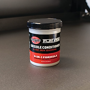 Char-Griller 8999 Flat Iron Griddle Conditioner Grill Accessory,Black