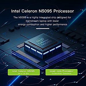 ANMESC Laptop Computer Laptop 15.6" with 1080P FHD Display, Quad-Core Intel Celeron N5095 Processors, 12GB DDR4 512GB SSD,Windows 11 Laptop Computers, 2.4G/5G WiFi, Bluetooth 4.2