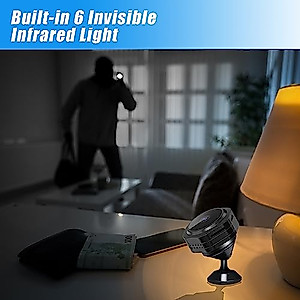 Spy Hidden Cameras 1080P HD Smallest Wireless Security Cameras Mini Battery Portable Nanny Cam Night Vision Motion Alerts Secret Surveillance Little Cameras for Indoor/Home