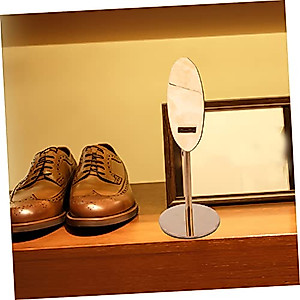 Holibanna Portable Shoe Rack Metal Shoe Rack Sneaker Holder Portable Shelves Shoe Display Cases High Heels Display Stand Shelf Display Stands Shoebox Shopping Display Rack Sports Shoes