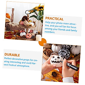 Garneck 24 Pcs Thanksgiving Pumpkin Halloween Pumpkin Decorations Harvest Festival Decorations Fall Decorations Foam Pumpkins Thanksgiving Ornament Festival Pumpkin Artificial Model Reward