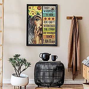 Inspirational Cross Stitch Kits for Adults - Stamped Crossstitching Kits Preprinted 11 Count Cross-Stitch Kit for Beginner, 11CT Prestamped Easy Pattern Needlepoint Kits Crafts Decor 11.8x15.7inch