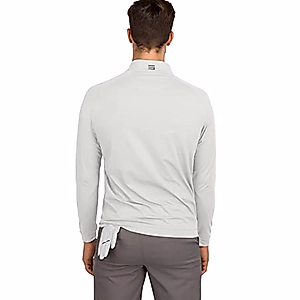 Three Sixty Six Men’s Dry Fit ¼ Zip Golf Pullover Jacket - Lightweight, Breathable & Stretch Fabric Sweater with Chest Pocket