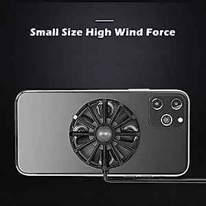 JYXDKD Suspended Mobile Phone Cooler Portable Cooling Fan Adjustable Holder Heat Sink for Mobile Radiator Game Pad (Color : D)
