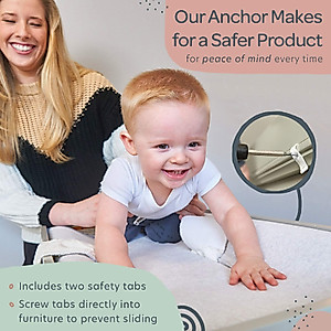 PooPoose Baby Changing Pad - PooPoose Changing Pad Cover (Midnight Blue) - Diaper Mat for Table, Dresser, Change Station, Soft Secure