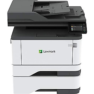 Lexmark MB3442adw Multifunction Monochrome Laser Printer with Print, Copy, Fax, Scan and Wireless Capabilities with Full-Spectrum Printing and Printers up to 42 ppm (29S0350), Gray/White, Small