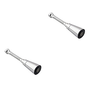 Generic 2pcs Utility Sink Faucet Shower Faucet Flexible Faucet Extension Faucet Nozzle Extender Bathtub Faucet Extender Faucet Extension Adapter Aerator Tap Household Filter